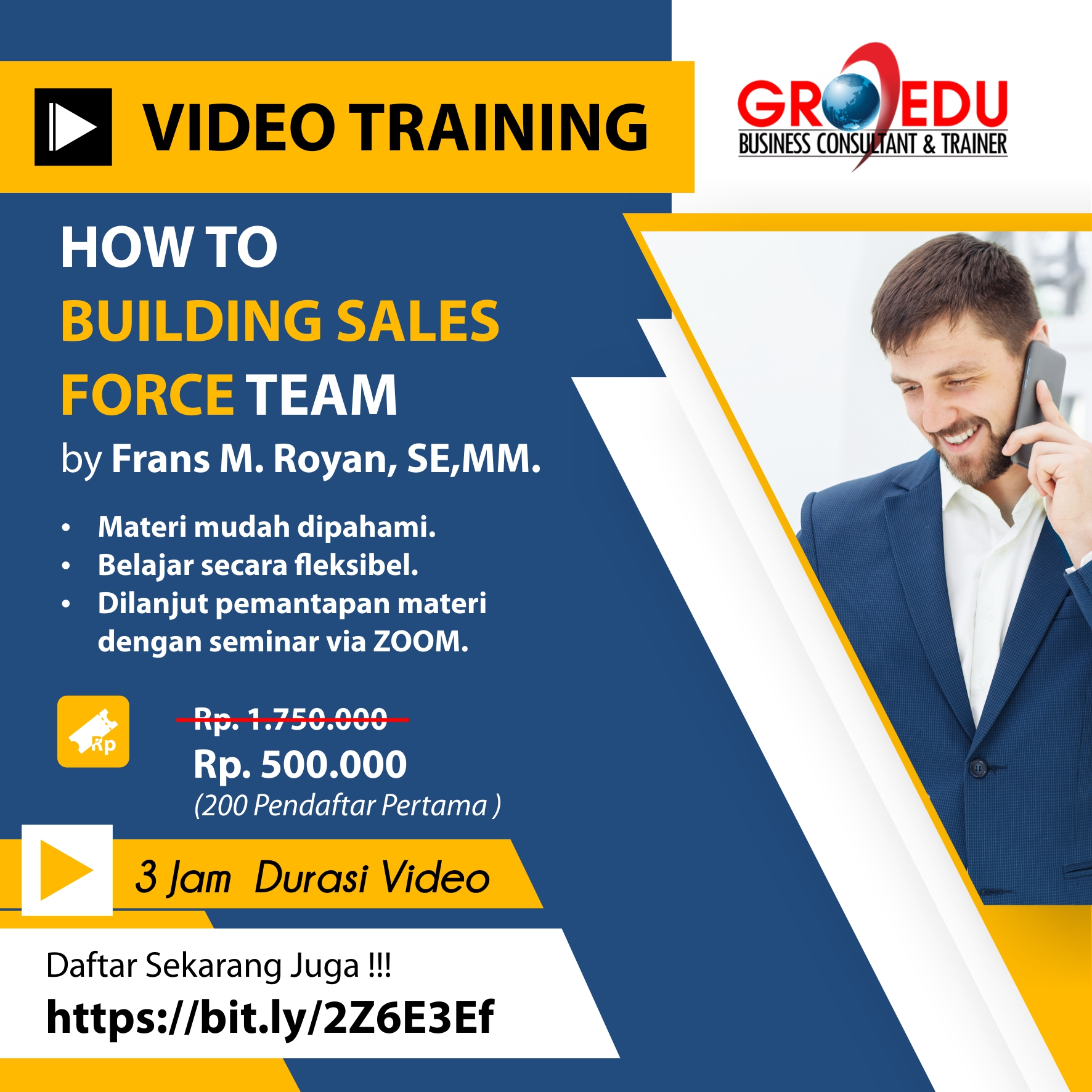 VIDEO TRAINING “BAGAIMANA MEMBANGUN TIM PENJUALAN YANG EFEKTIF” | Jasa ...