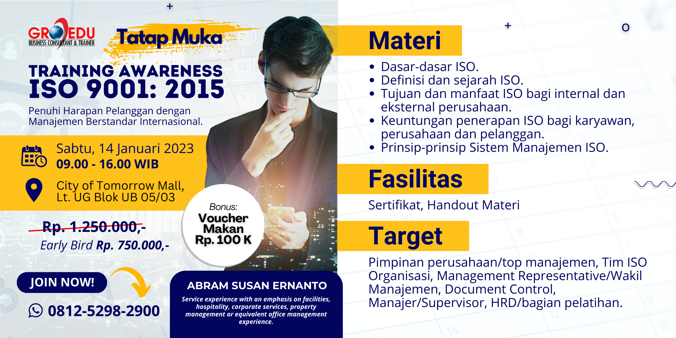 TRAINING AWARENESS ISO 9001: 2015 | Jasa – Konsultan Manajemen Bisnis ...